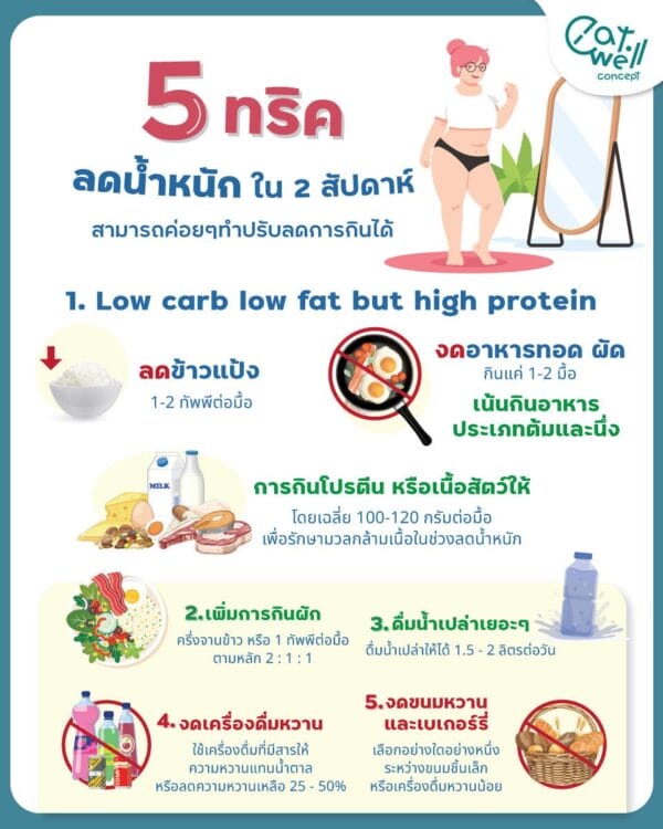 แจกสูตร ลดน้ำหนัก 2 อาทิตย์ โดยนักกำหนดอาหาร - Eatwellconcept