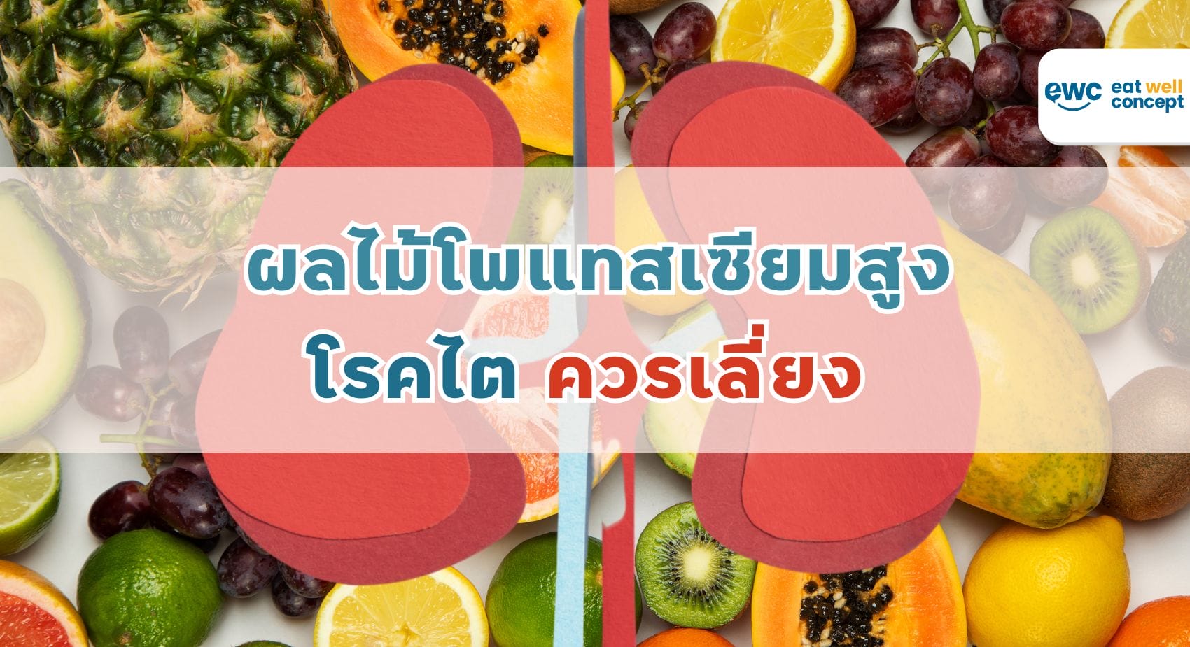 กินอย่างไร เมื่อเป็น โรคไต รู้จัก 4 อาหาร ที่ต้องระวัง - Eatwellconcept